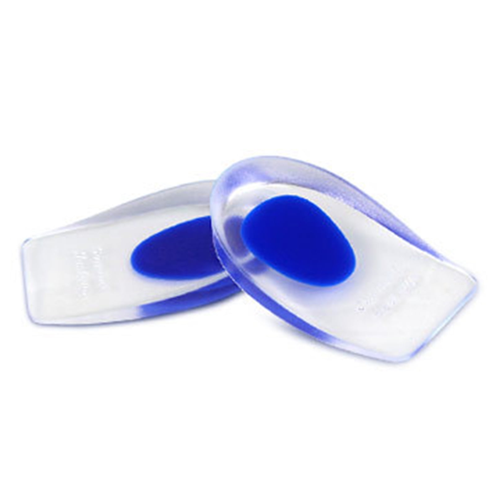 U Shape Gel Heel Insoles Shock Absorption Soft Corrective Pads ...