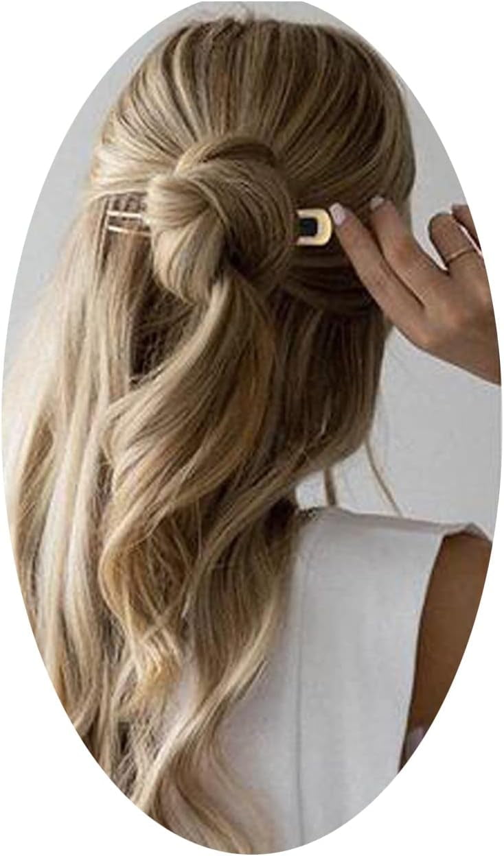 U Shape Hairpin Updo Bun Chignon Pin Metal Hair Fork Barrette ...