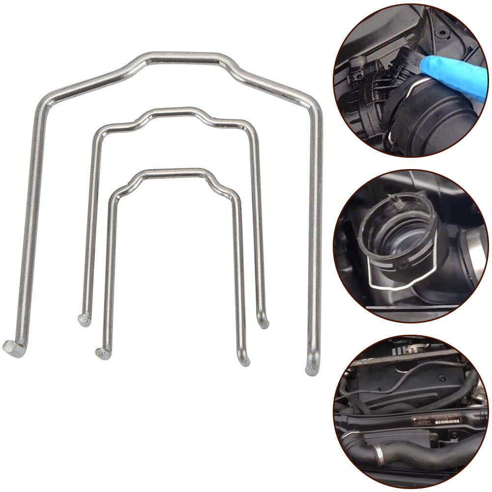 U Shape Radiator Hose Retaining Spring Clip Clamp for BMW Vehicles, 3 ...