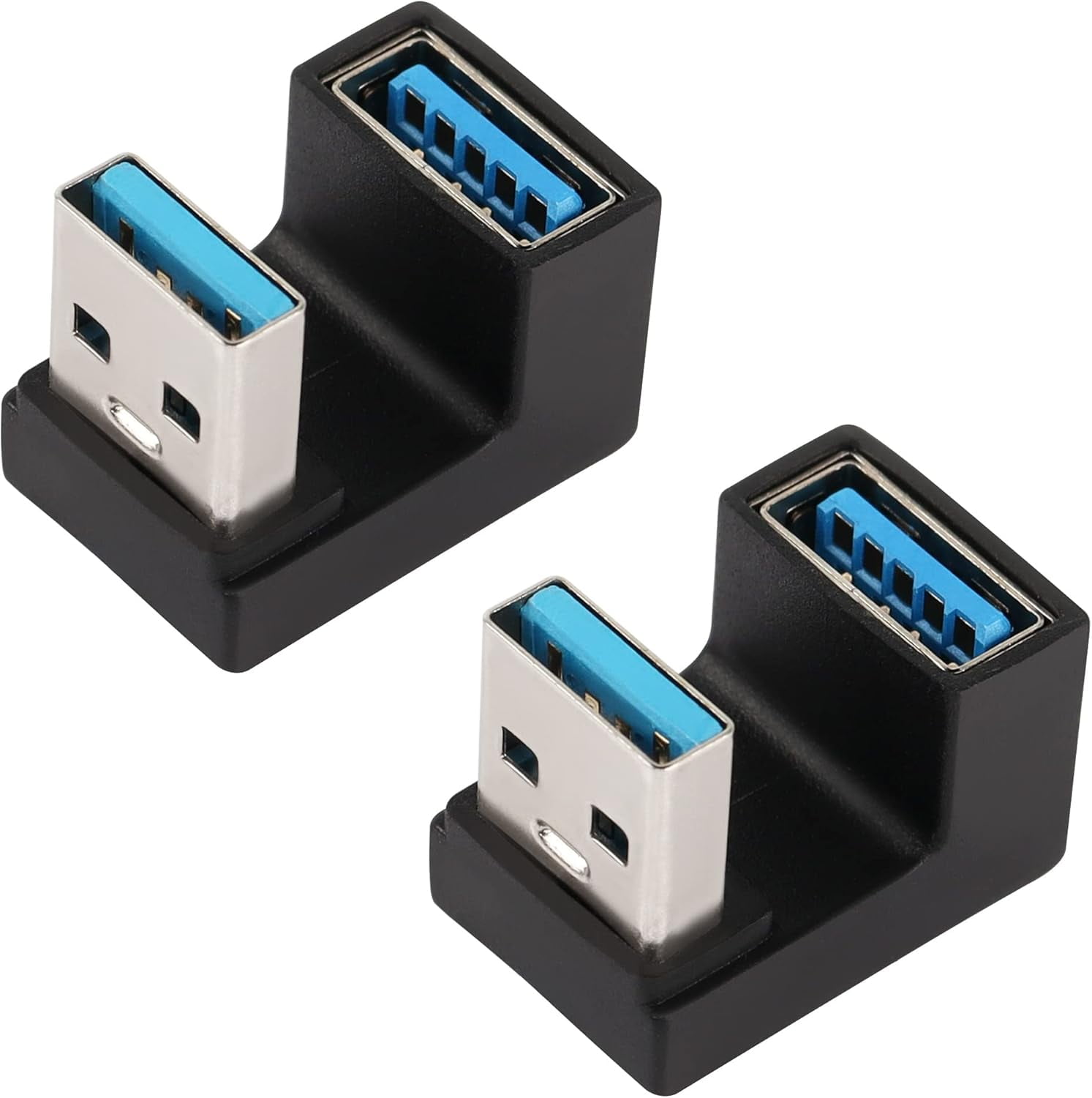 U-Shape USB 3.1 Adapter 180 Degree USB A Male to Female Coupler ...