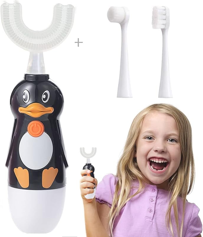 U-Shaped Automatic Toothbrush,Kids Electric Toothbrush with U-Shaped ...