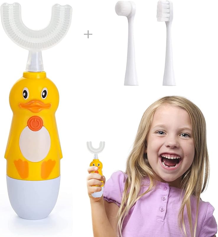 U-Shaped Automatic Toothbrush,Kids Electric Toothbrush with U-Shaped ...