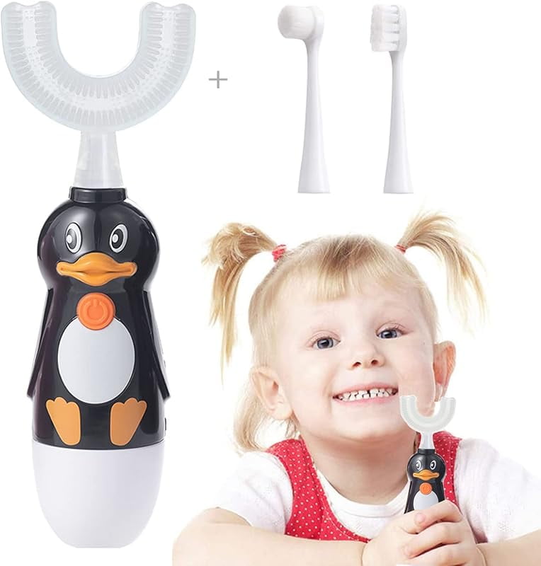 U-Shaped Automatic Toothbrush,Kids Electric Toothbrush with U-Shaped ...