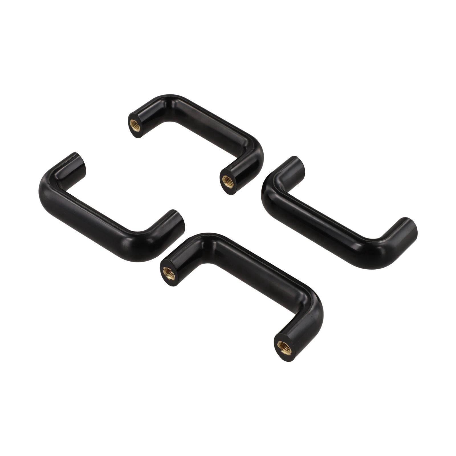 U-Shaped Bakelite Pull Handles - 4 Pack for Cabinets & Machines ...