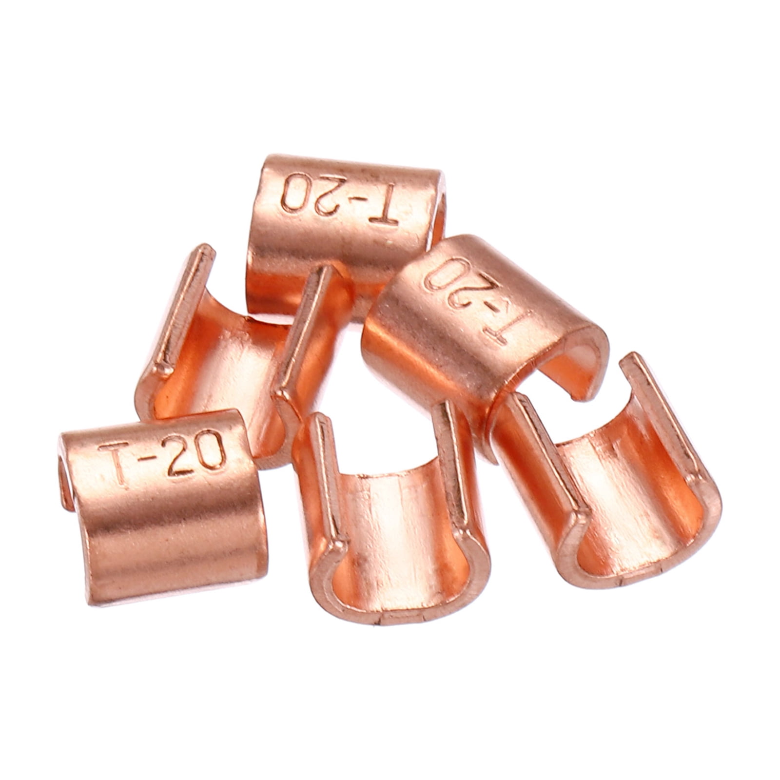 U-Shaped Copper Crimping Terminal Connector Wire Ferrules for Solid or ...