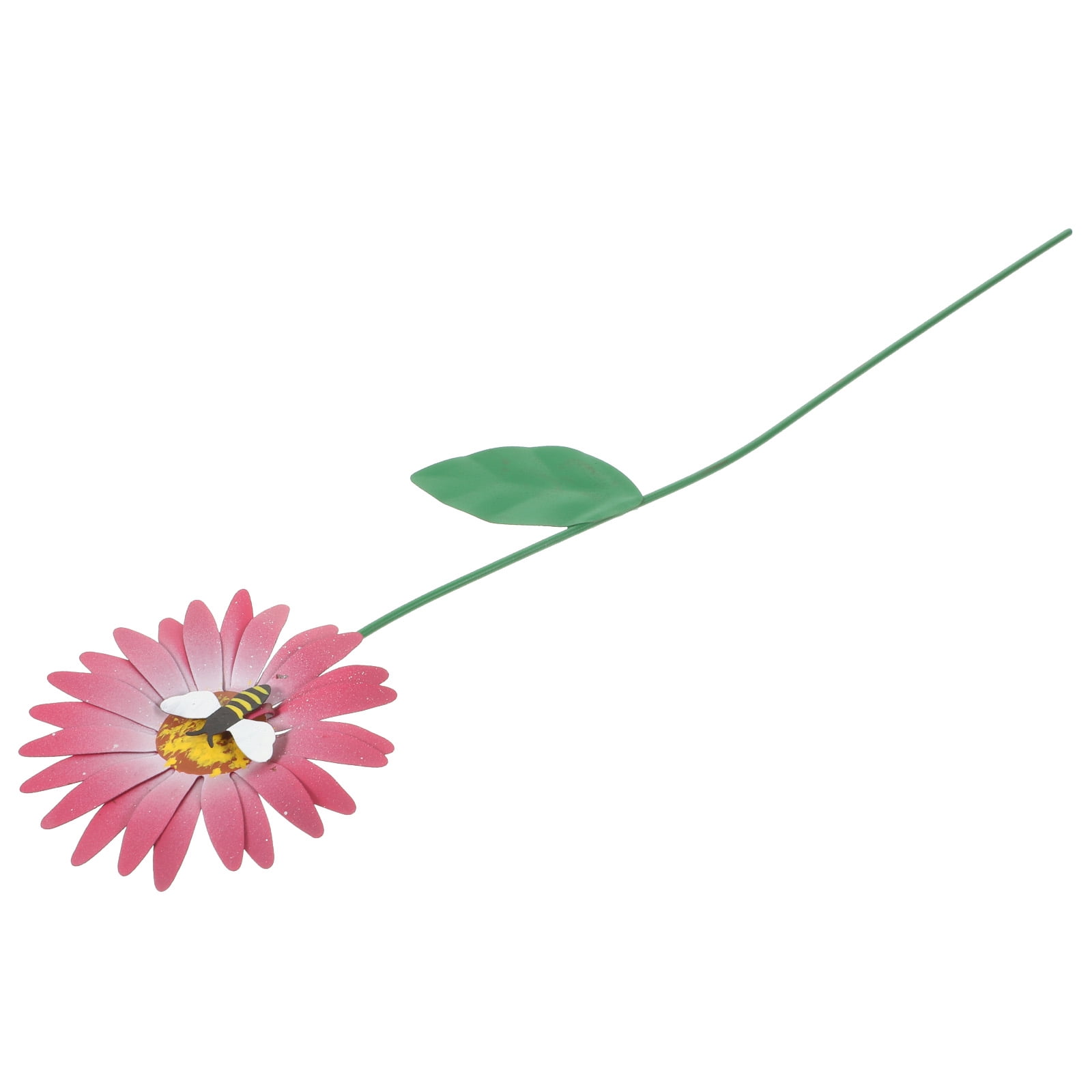 U Shaped Garden Stakes Stand Stable Flower Stake 38.5X8.5CM Pink ...