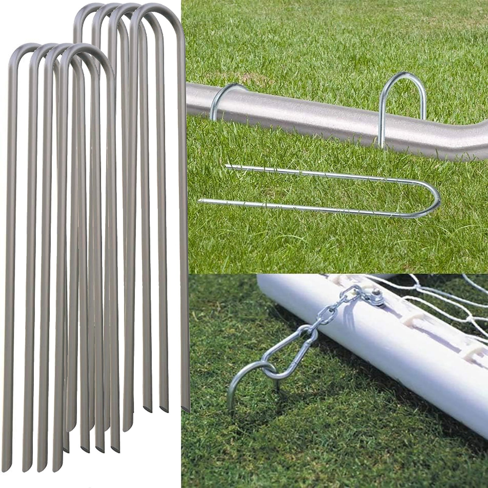 U Shaped Ground Stakes For Cat Proof Netting & Barrier Secure For Cat ...