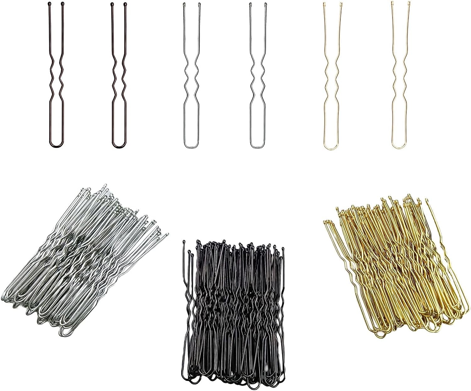 U Shaped Hair Bobby Pins , 6cm Hair Grips for Hairstyles,150 Pieces ...