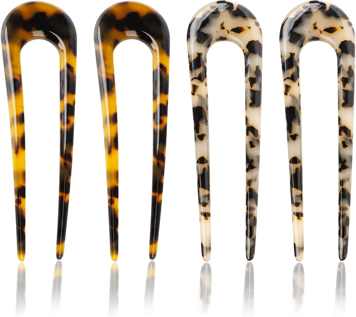 U Shaped Hair Pin Accessories Hair Stick Fork Headdress French Style 2 ...