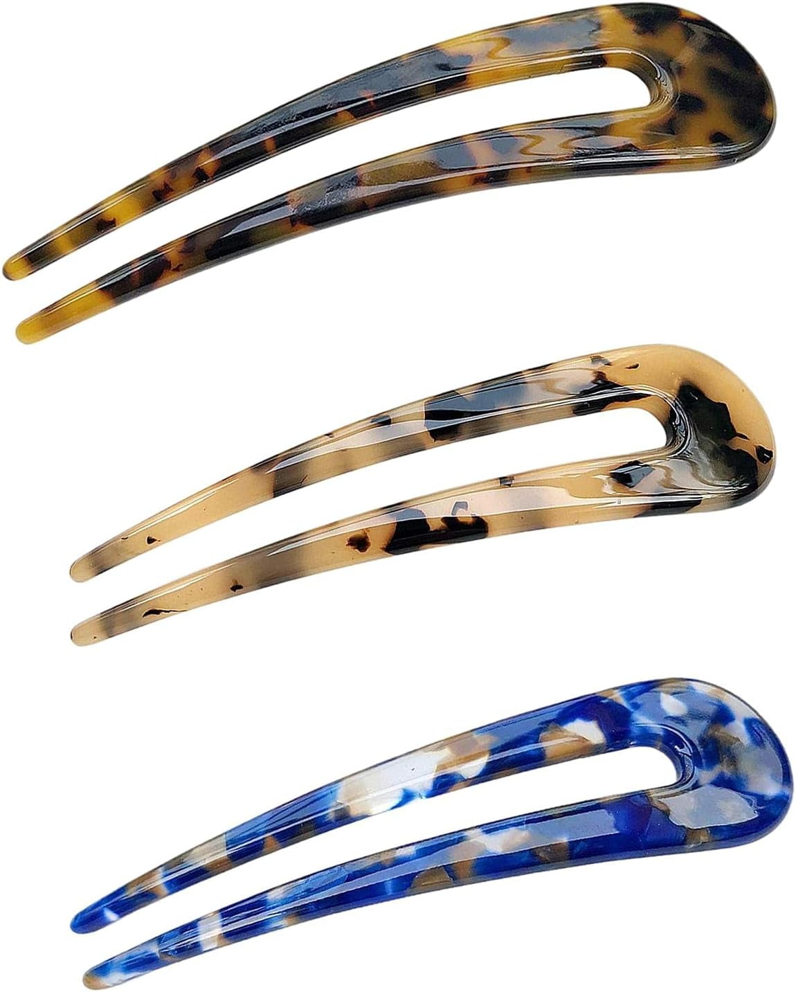 U Shaped Hair Pin Stick, French Twist Stick Clip Pins,Vintage Hair Pin ...