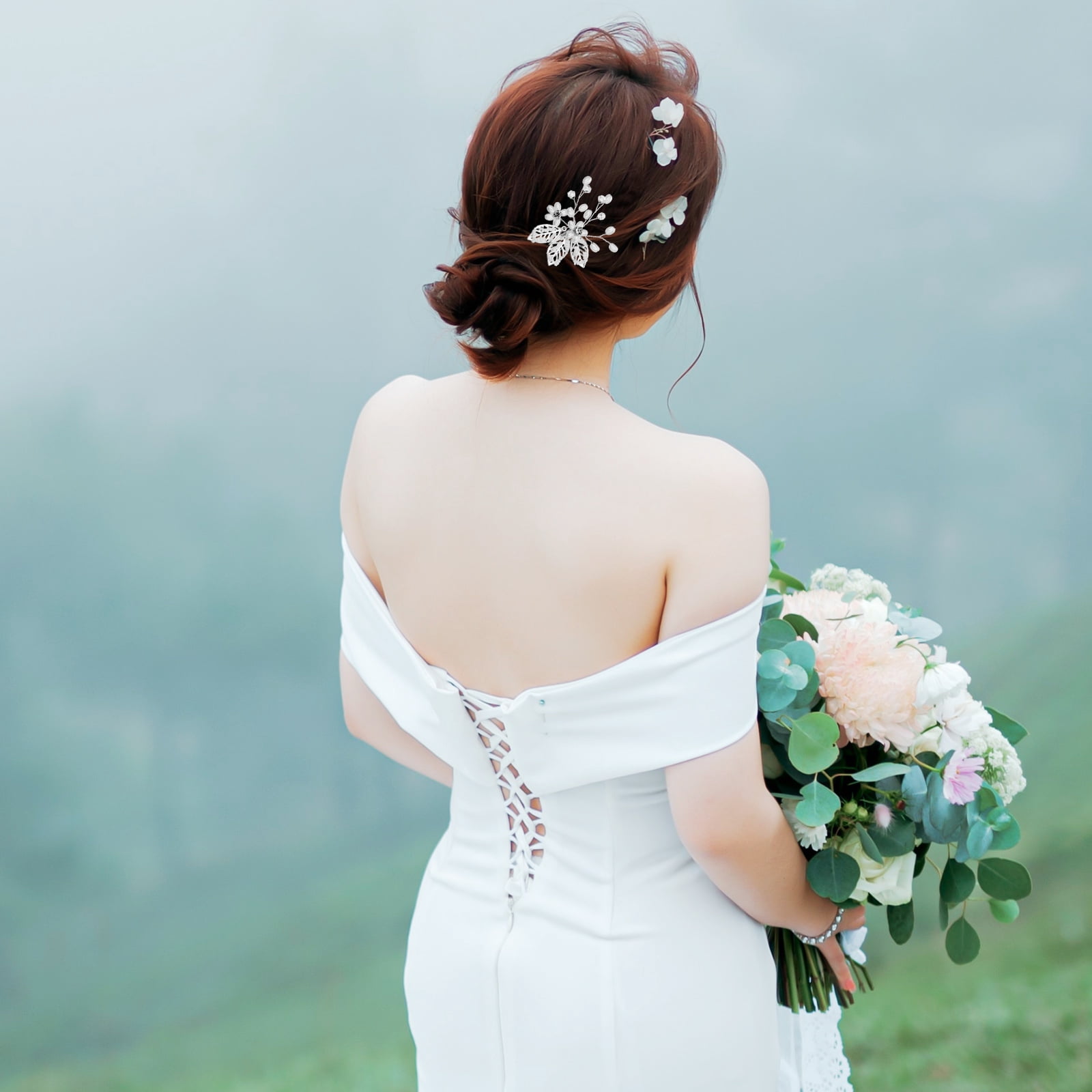 U Shaped Hair Pins,3Pcs Bridal Hair Forks Hair Styling Pins Fairy U ...