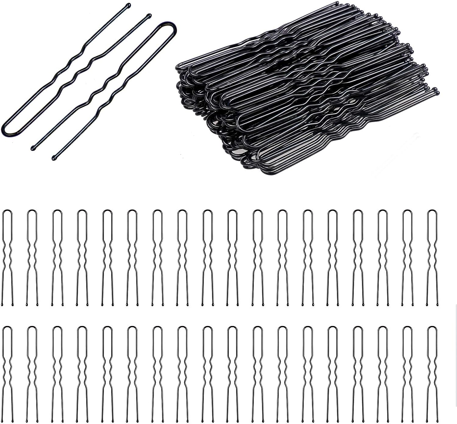 U Shaped Hair Pins, 400PCS Hair Pins for Buns, 2.4Inch - Walmart.com