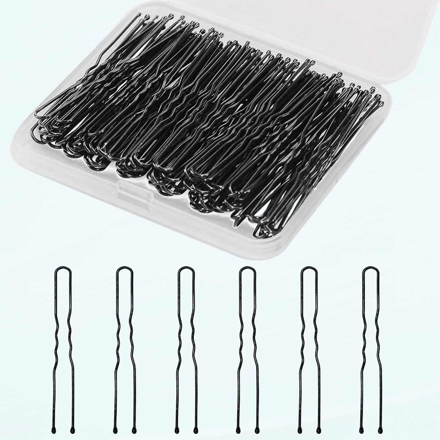 U Shaped Hair Pins, 50PCS Ladies Hair Bun HairPin, (2 Inches), (Black ...