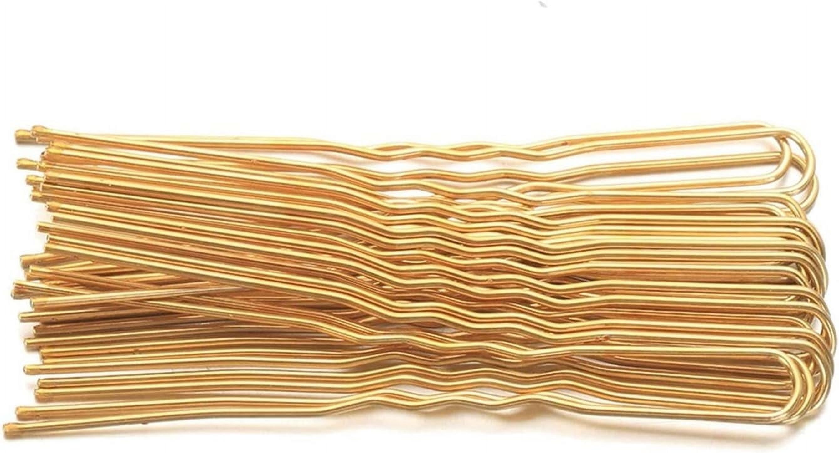 U Shaped Hairpins Simple Waved Hair Clips Metal Barrettes Bridal Hair ...