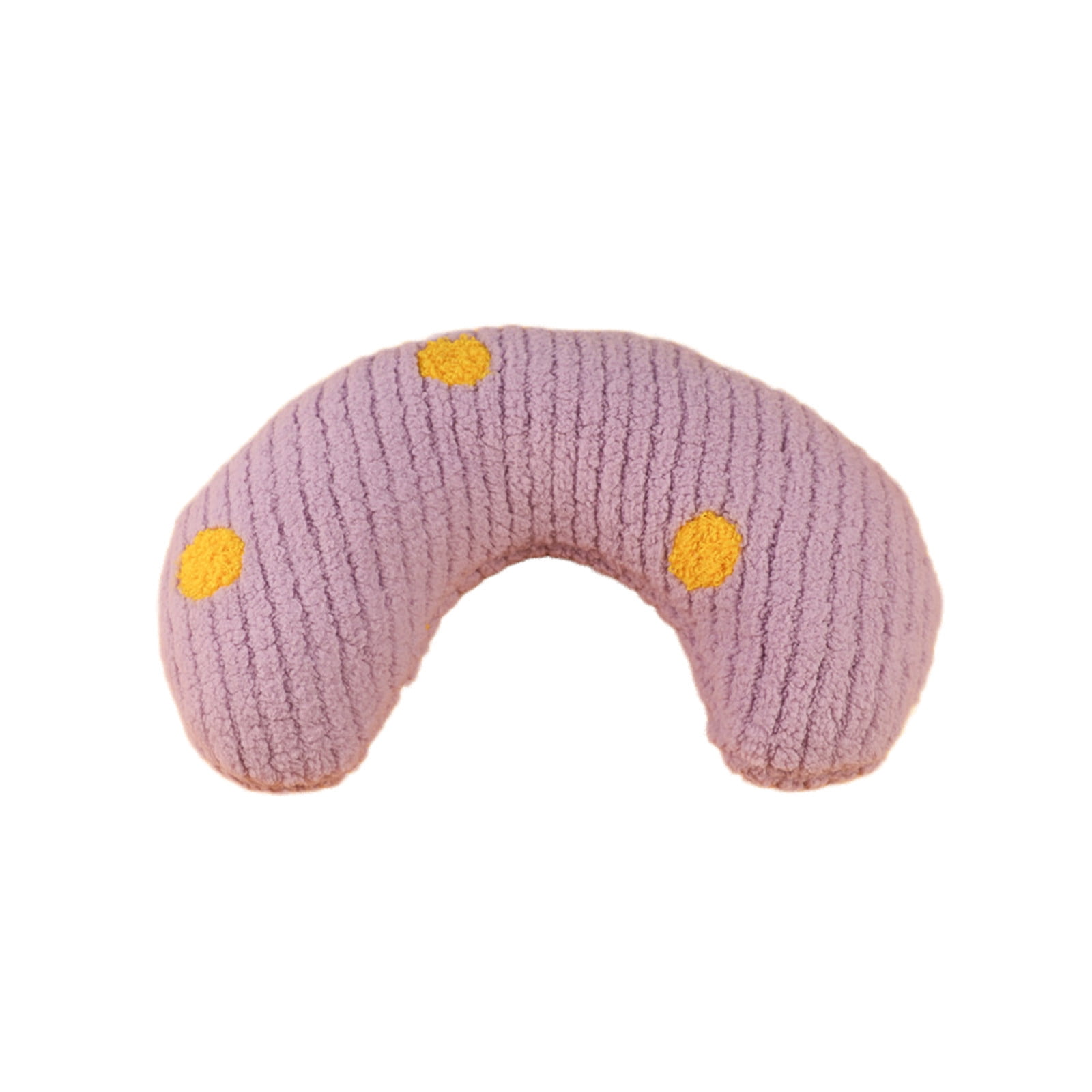 U-Shaped Half Moon Cat & Dog Neck Protecting Calming Pillow, Soft ...