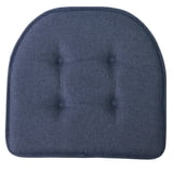 U-Shaped Memory Foam No Slip Back 17 x 16 Chair Pad 4 Pack Denim ...