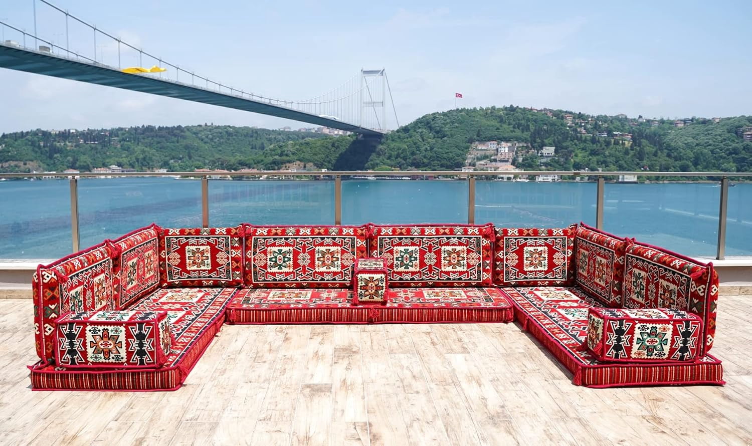 U Shaped Modular Sofa, Arabic Floor Seating, Turkish Sofa, Diwan Sofa ...