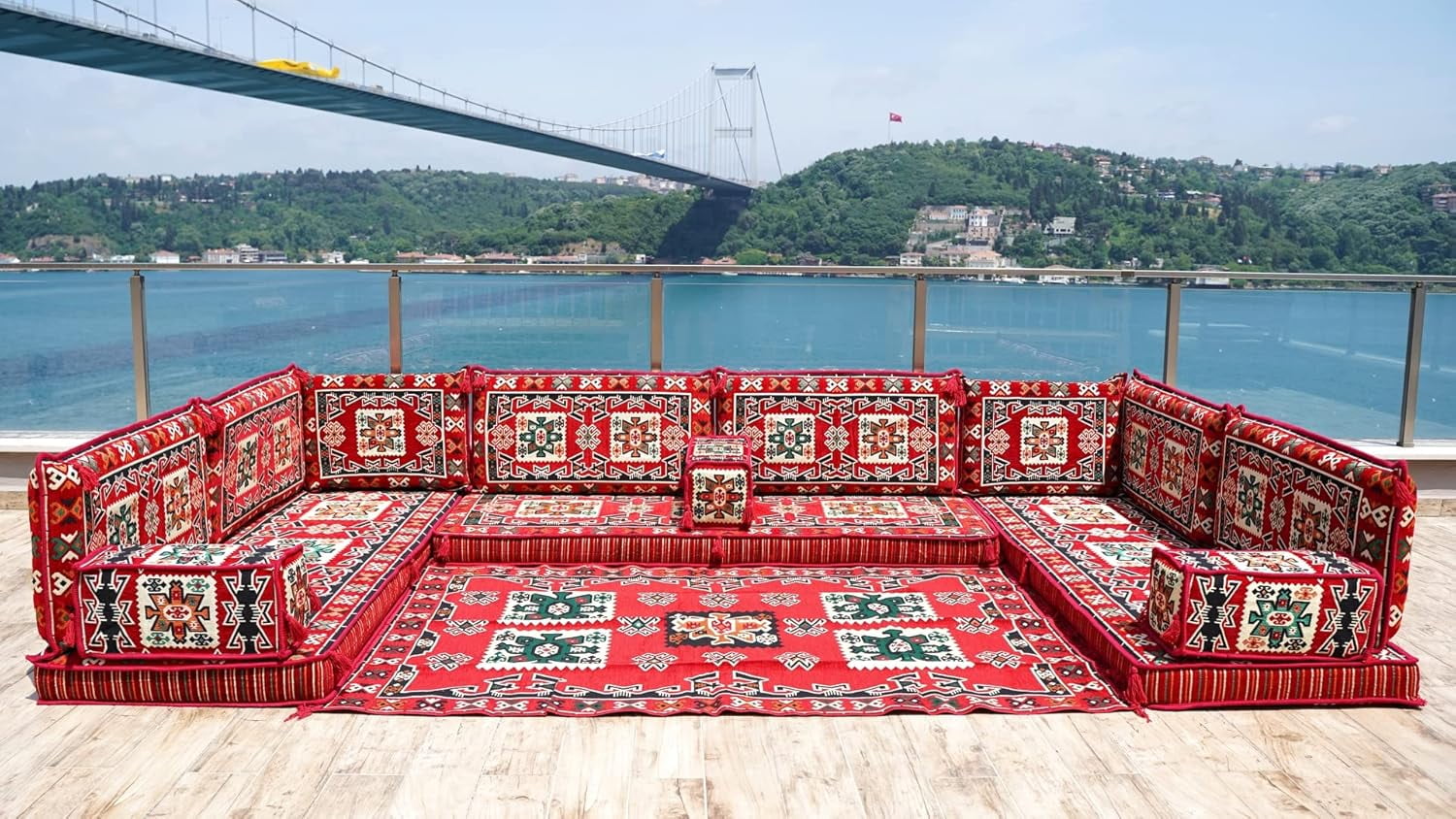 U Shaped Modular Sofa, Arabic Floor Seating, Turkish Sofa, Diwan Sofa ...