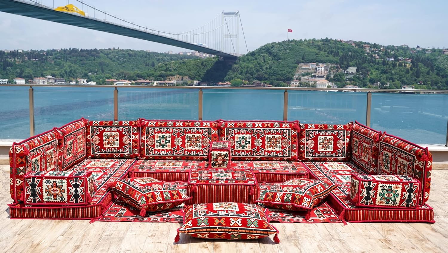 U Shaped Modular Sofa, Arabic Floor Seating, Turkish Sofa, Diwan Sofa ...