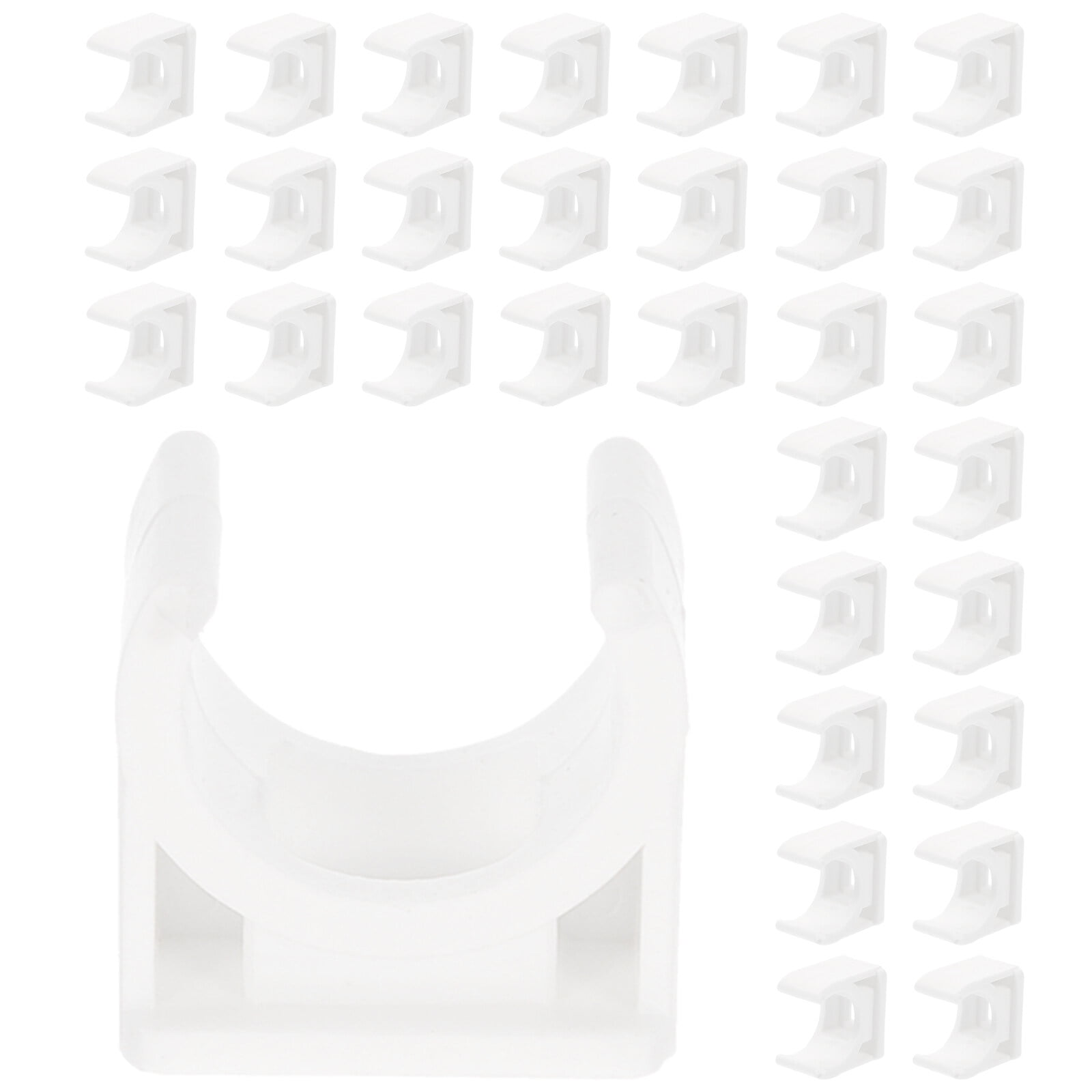 50pcs U Shape 16MM White Riding Horse Clamp Clasp Fixed Support ...