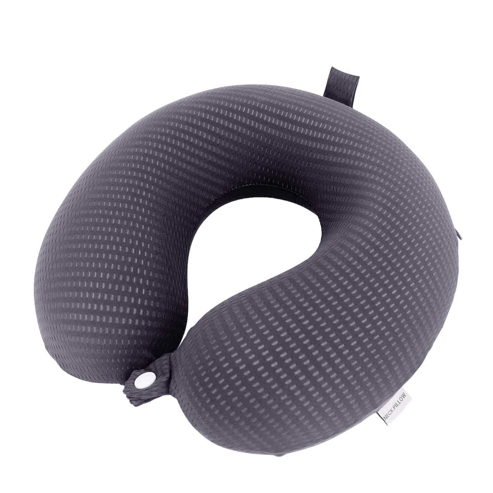 U Shaped Pillow For Neck, 100% Pure Memory Foam U Shaped Neck Pillow ...