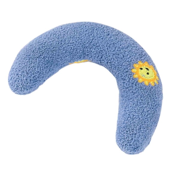 U-Shaped Pillow for Pets,Soft and Fluffy,Half Donut Cuddler,Support Pet ...
