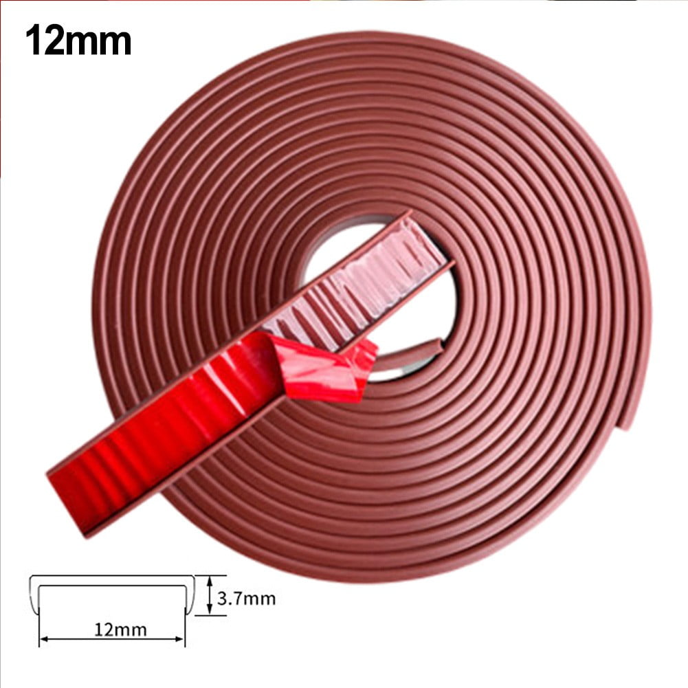 U-Shaped Soft Edge Banding TPE 12MM*5M Edge Anti-Collision Decoration ...