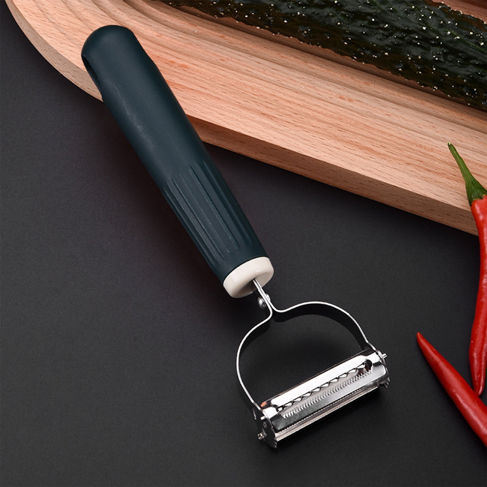 U Shaped Stainless Steel Melon Peeler Kitchen Tool Professional Fruit ...