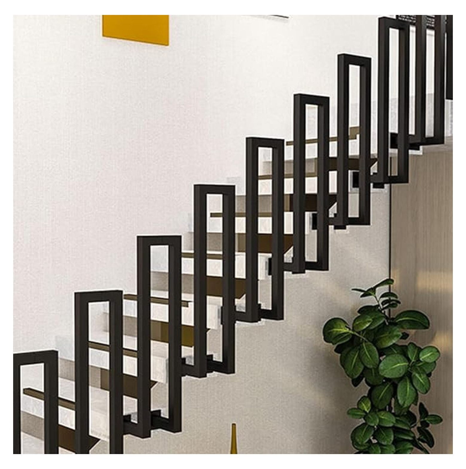 U Shaped Stair Railing Indoor, Hand Rails Handrail for Outdoor Stairs ...