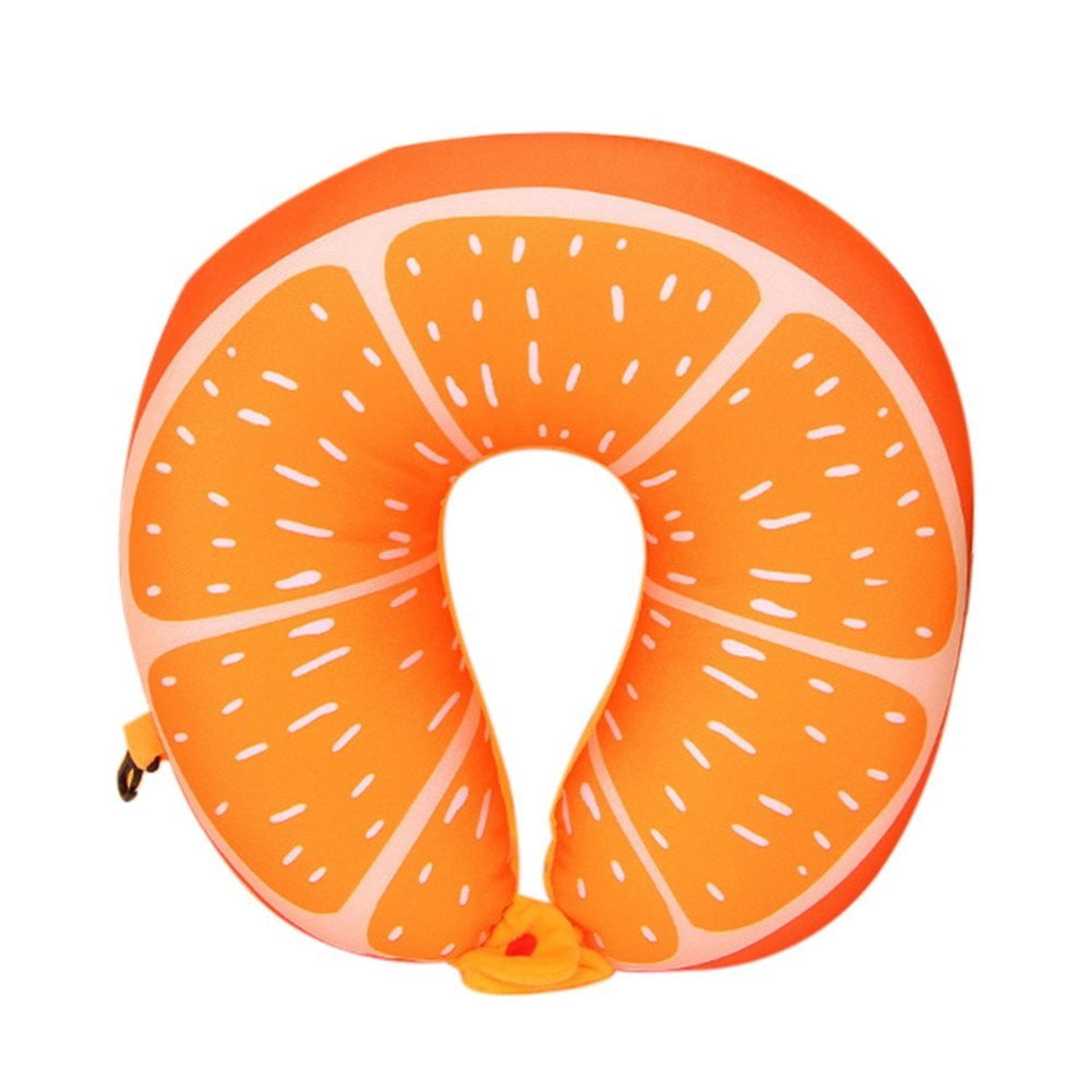 U Shaped Travel Pillow for Car Home Office Cartoon Fruit Print Memory ...