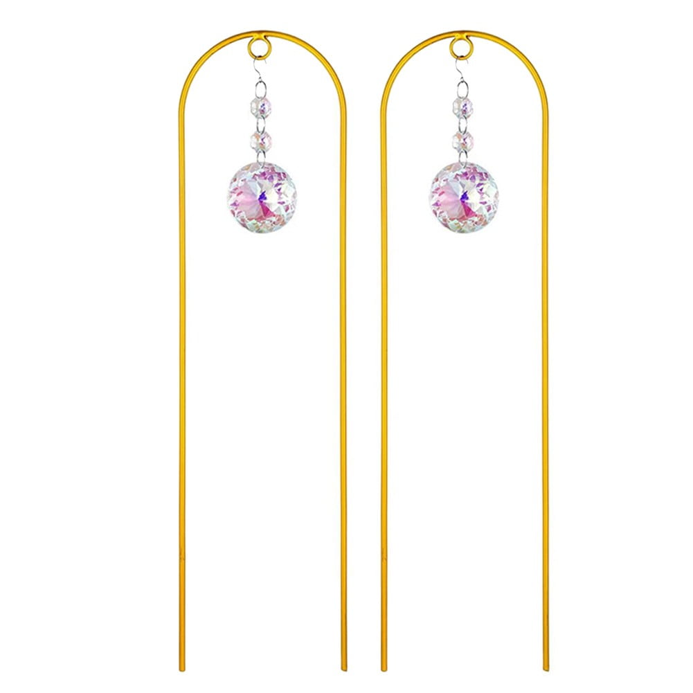 U-Shaped Trellis for Indoor Outdoor Plants - 13 Inch Support Frame, 2 ...