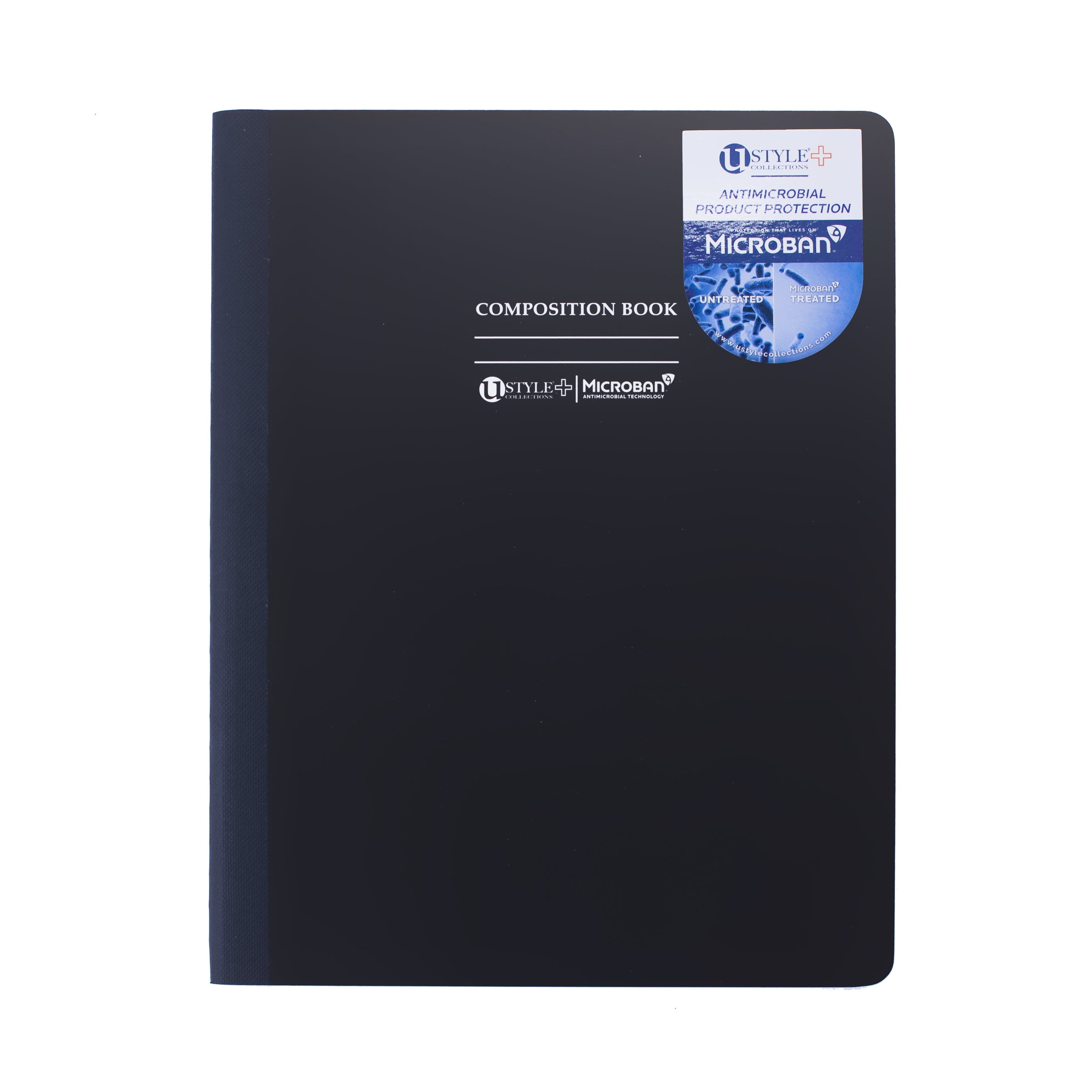 U Style Antimicrobial Composition Book with Microban®, Wide Rule, 100 ...