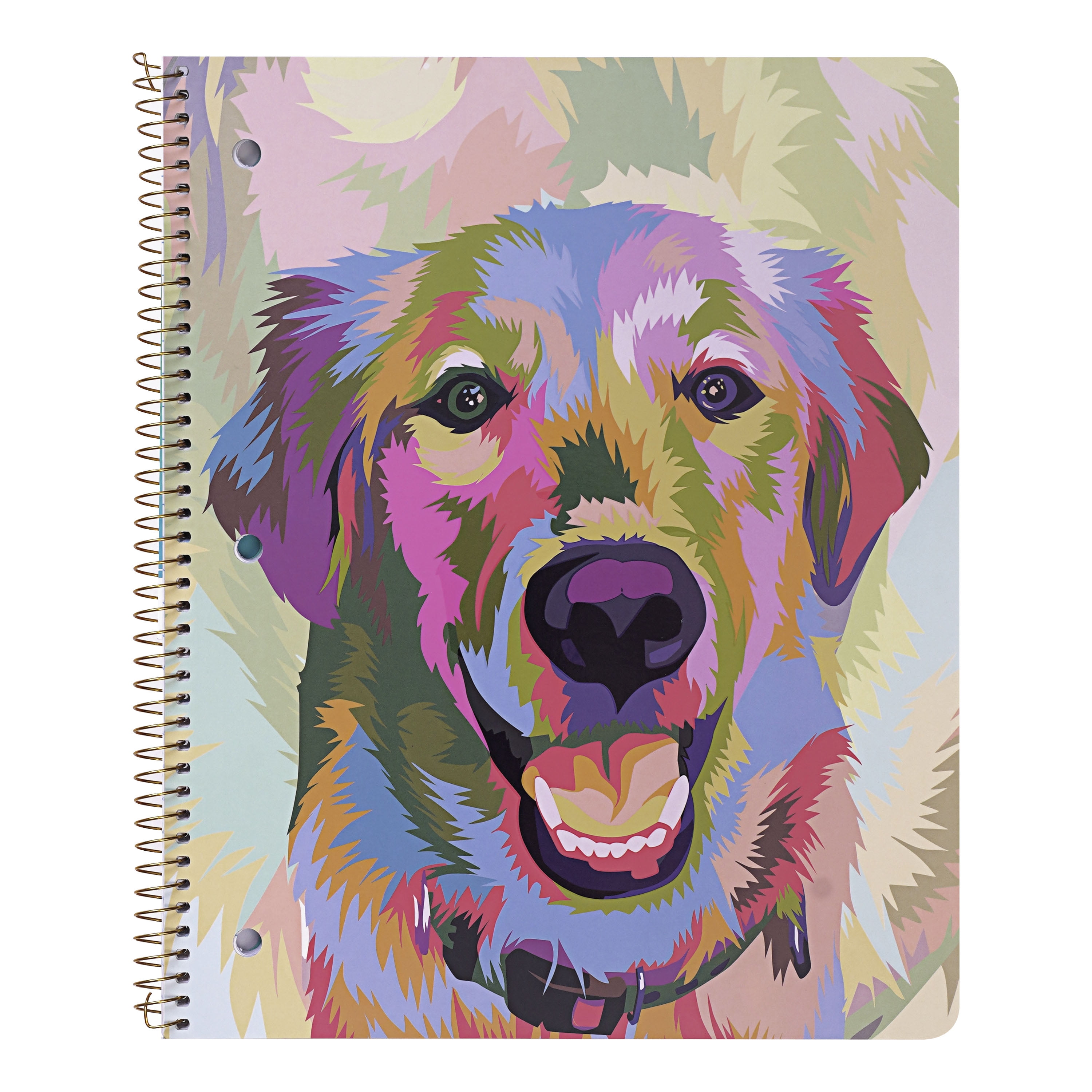 U Style Expressions 1 Subject Notebook, 80 Sheets, Wide Rule, Dog ...