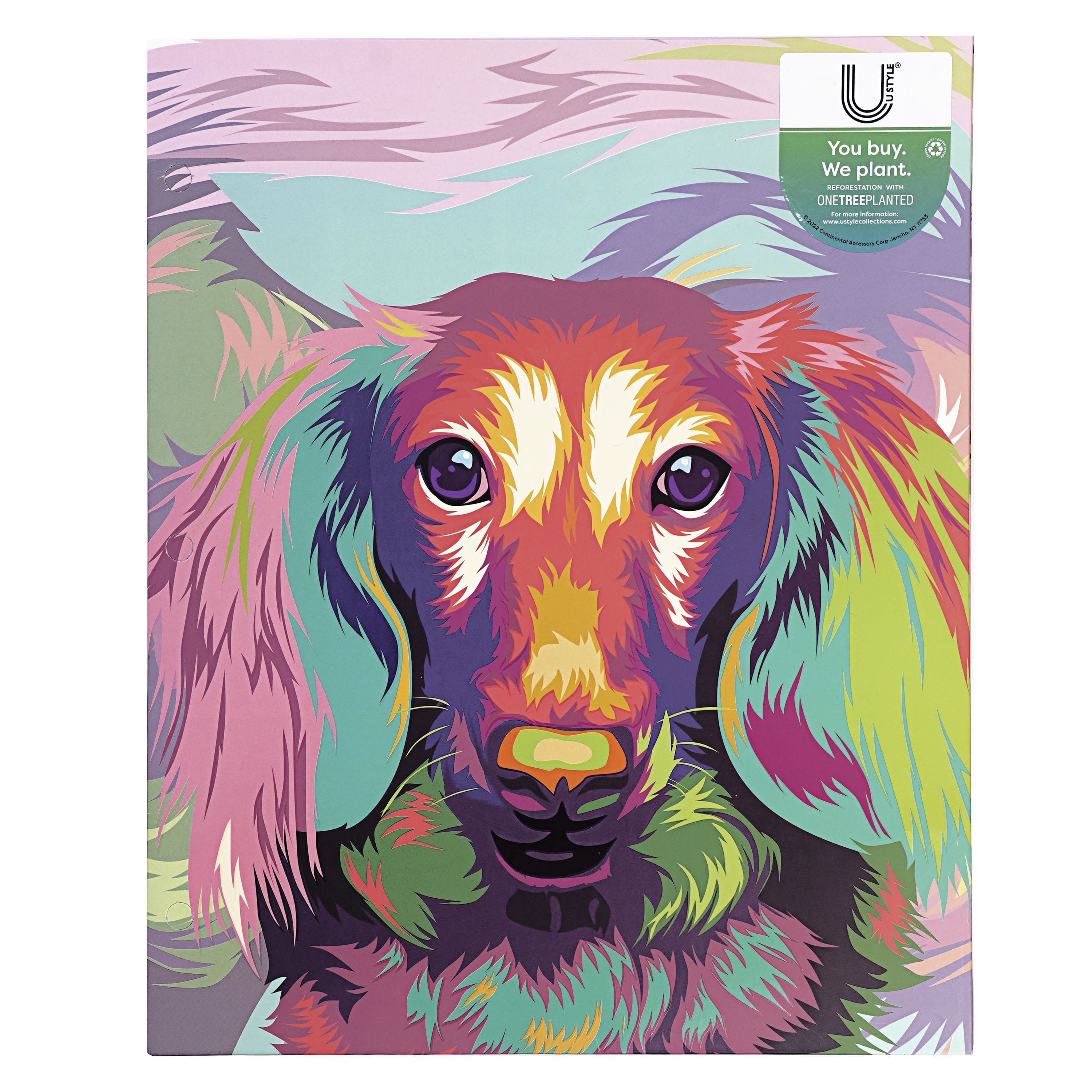 U Style Expressions Two-Pocket Paper Folder, Dog Pastel - Walmart.com