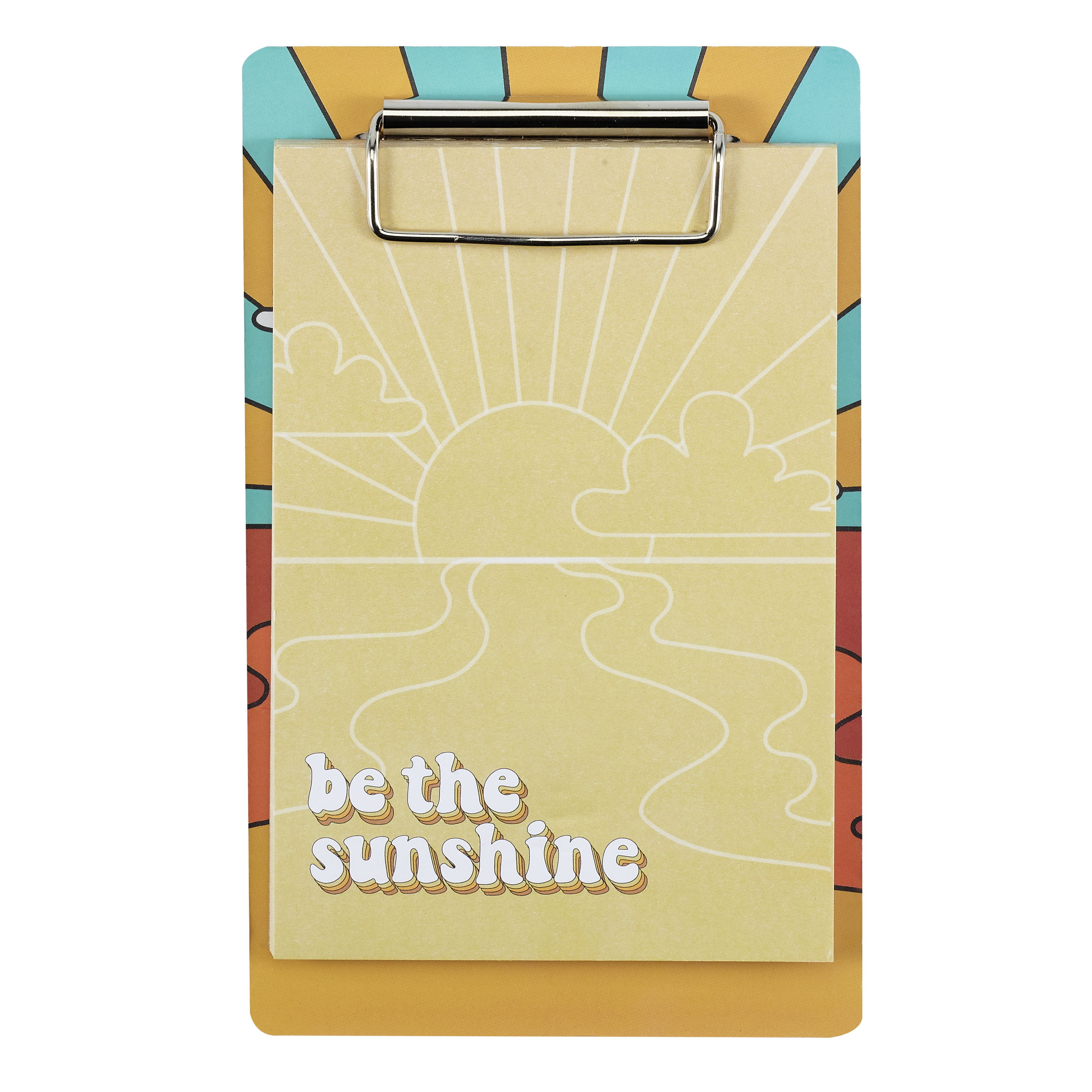 U Style Mini Clipboard with Notepad Set, 40 Sheets, Sunshine - Walmart.com