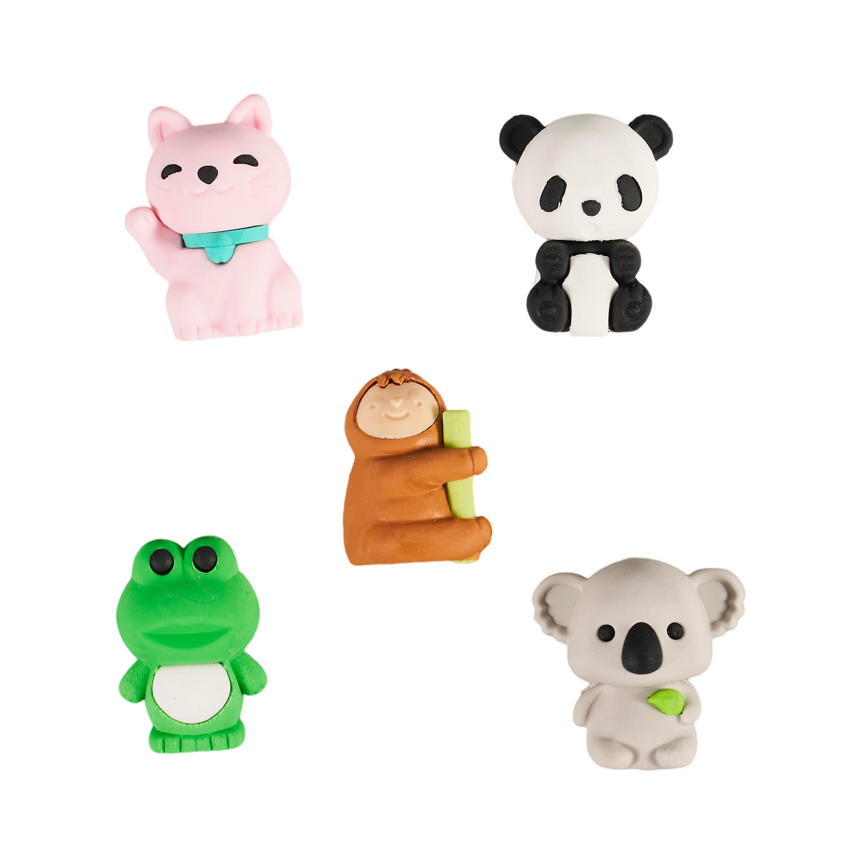 U Style Mini Erasers, 5 Pack, Animals - Walmart.com