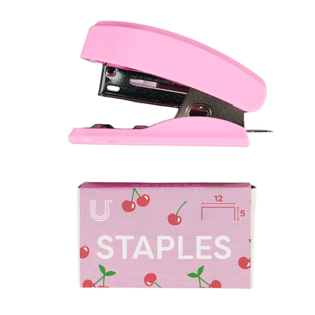U Style Mini Pink Stapler Set with Staples - Walmart.com