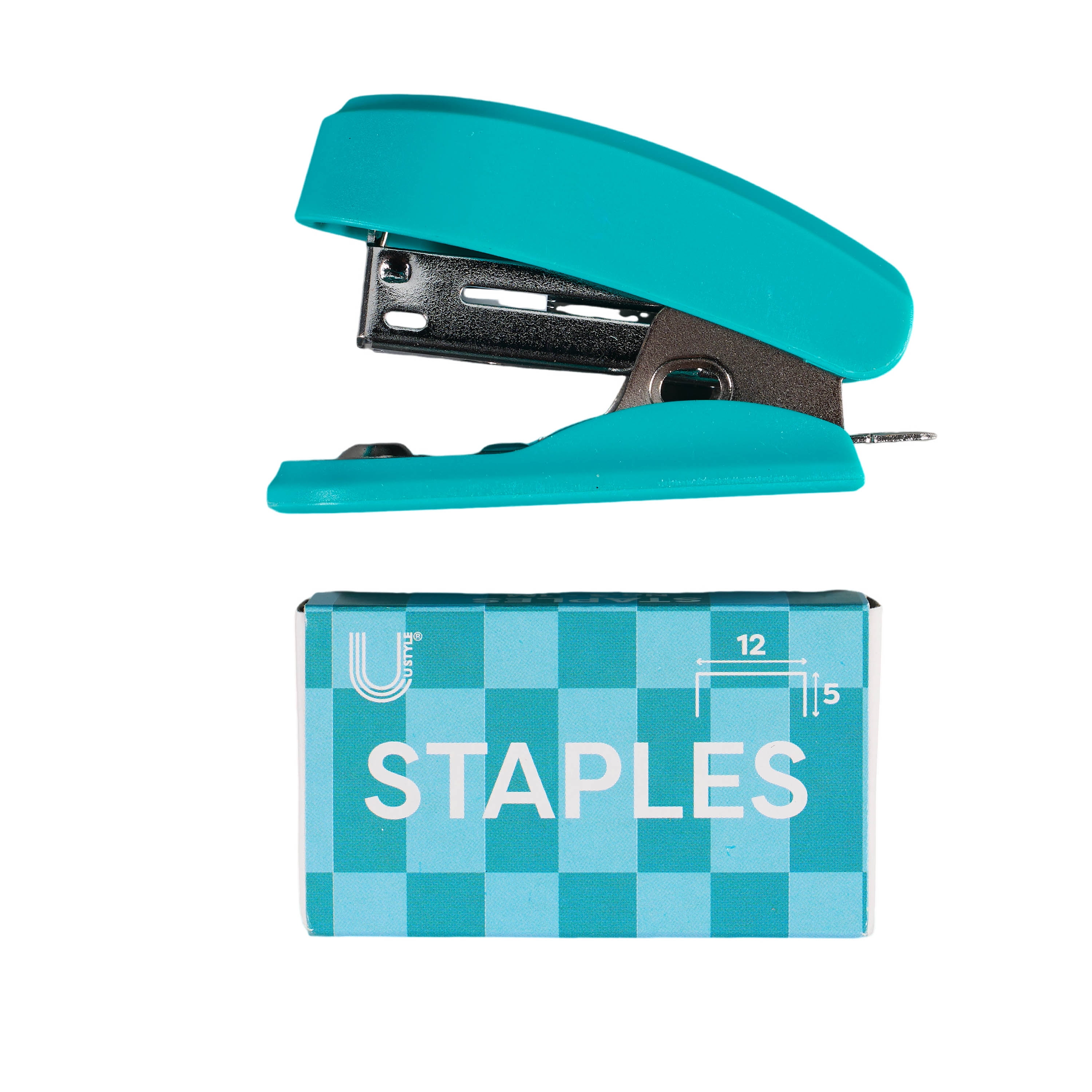 U Style Mini Teal Stapler Set with Staples - Walmart.com