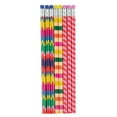 U Style No. 2 Wood Pencils, Stripe Designs, 8 Pack - Walmart.com
