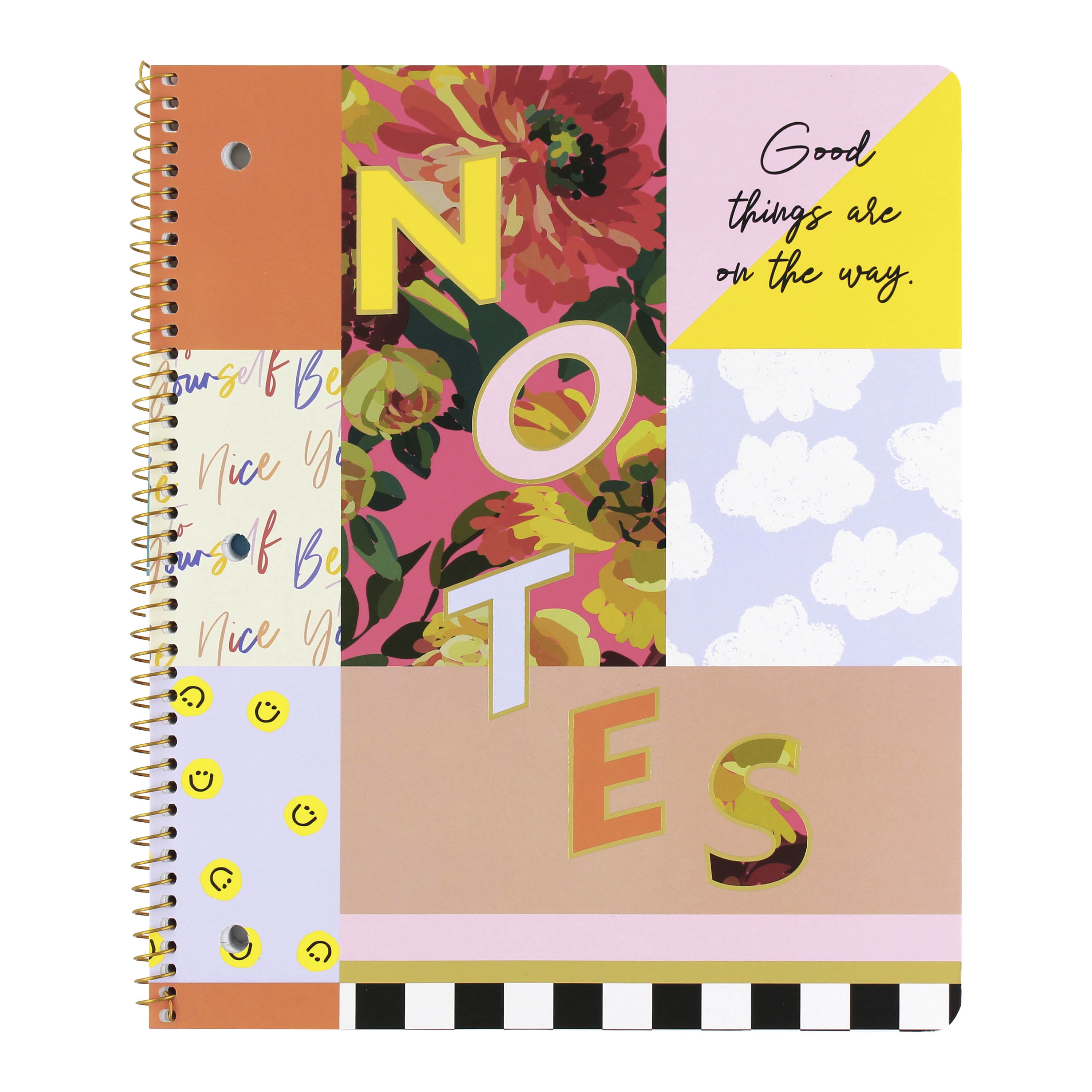 U Style Patchwork 1 Subject Notebook, 80 Sheets, College Rule - Walmart.com