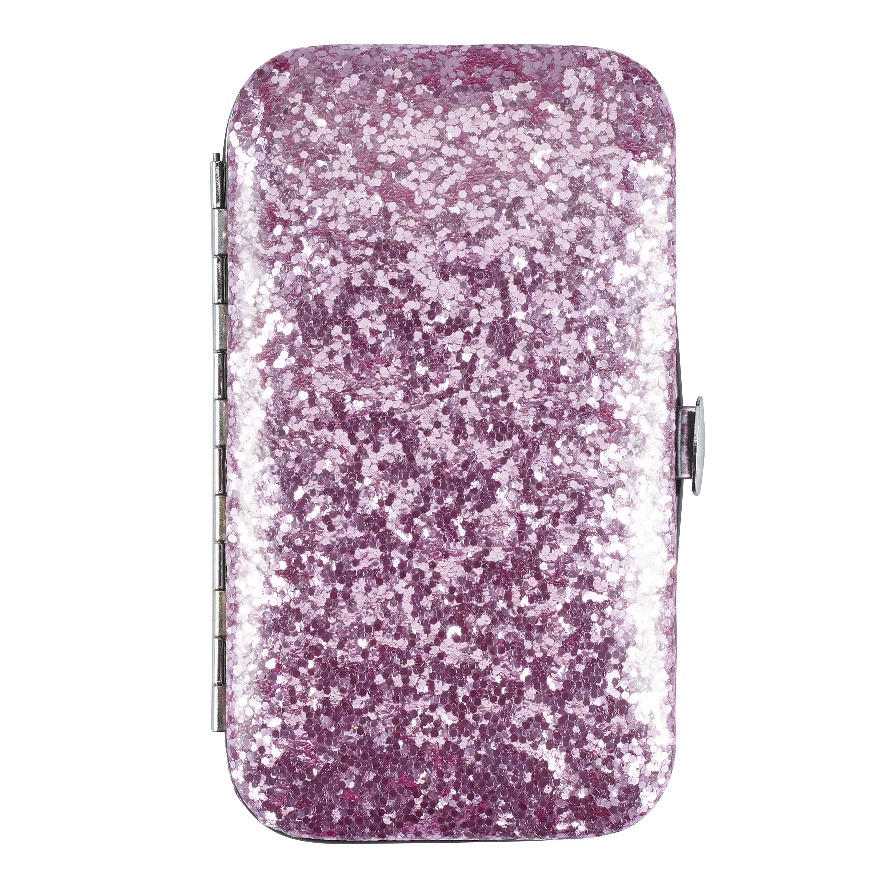 U Style Pink Glitter 7-Piece Manicure Tool Set with Case - Walmart.com