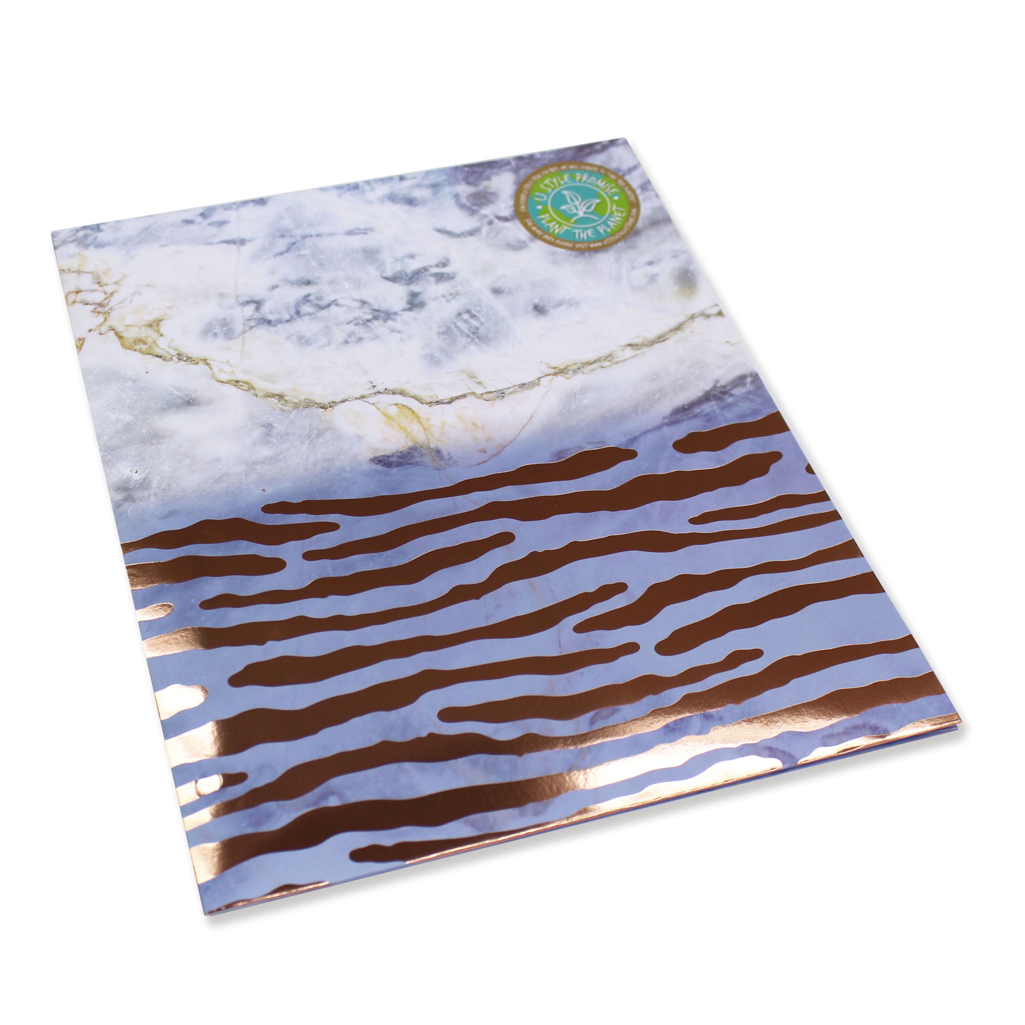 U Style Set in Stone Two-Pocket Paper Folder, Purple Marble, 917 ...