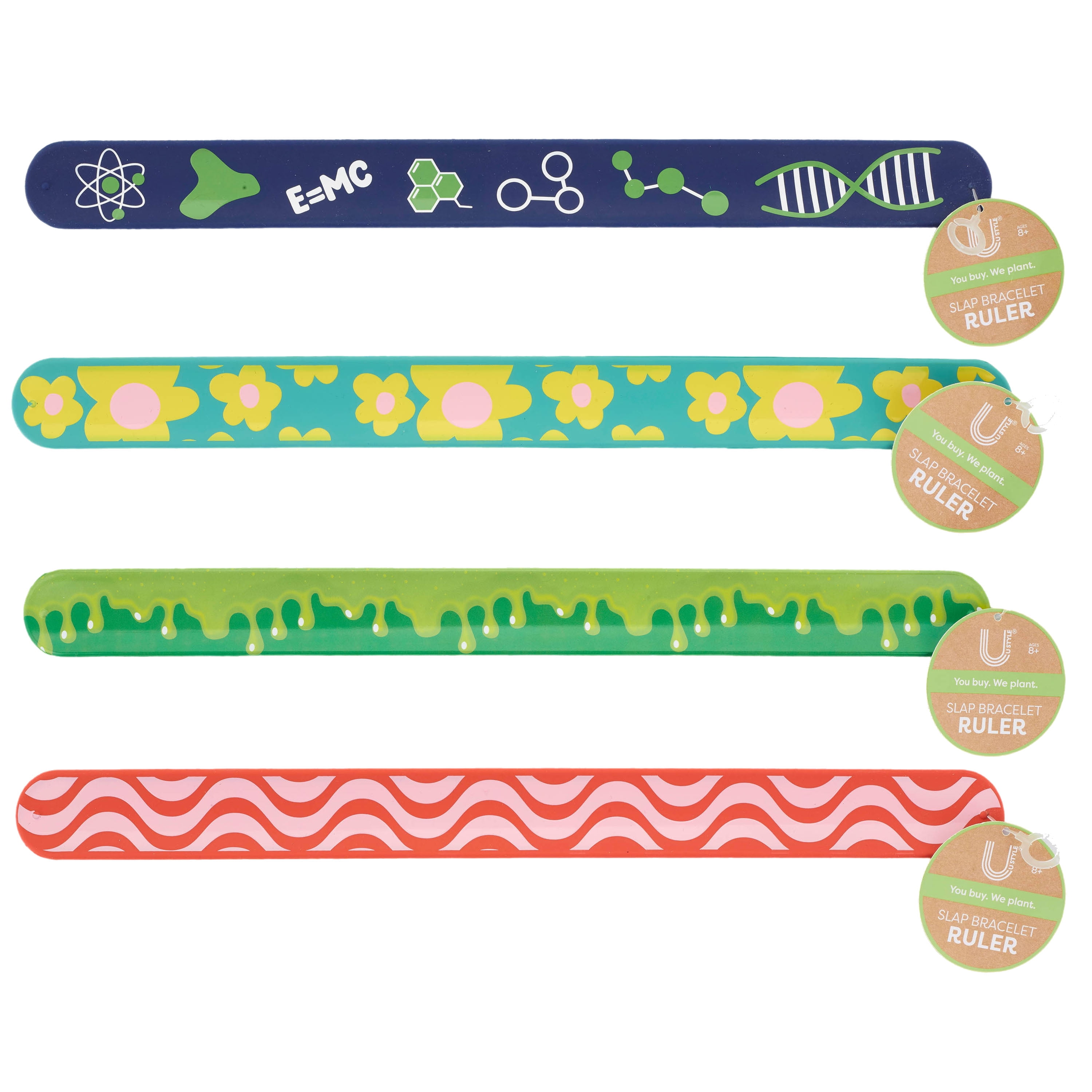 U Style Slap Bracelet and Ruler In One, Designs Vary, 1-Count - Walmart.com