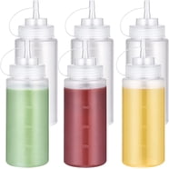 Condiment Squeeze Bottle 11oz 7.67x2.36in Flip Top Food Grade Plastic ...