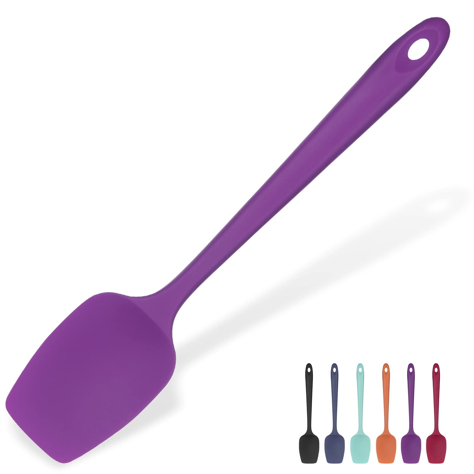 U-Taste 600°F High Heat Resistant 11.38in Silicone Spoon Spatula, BPA ...