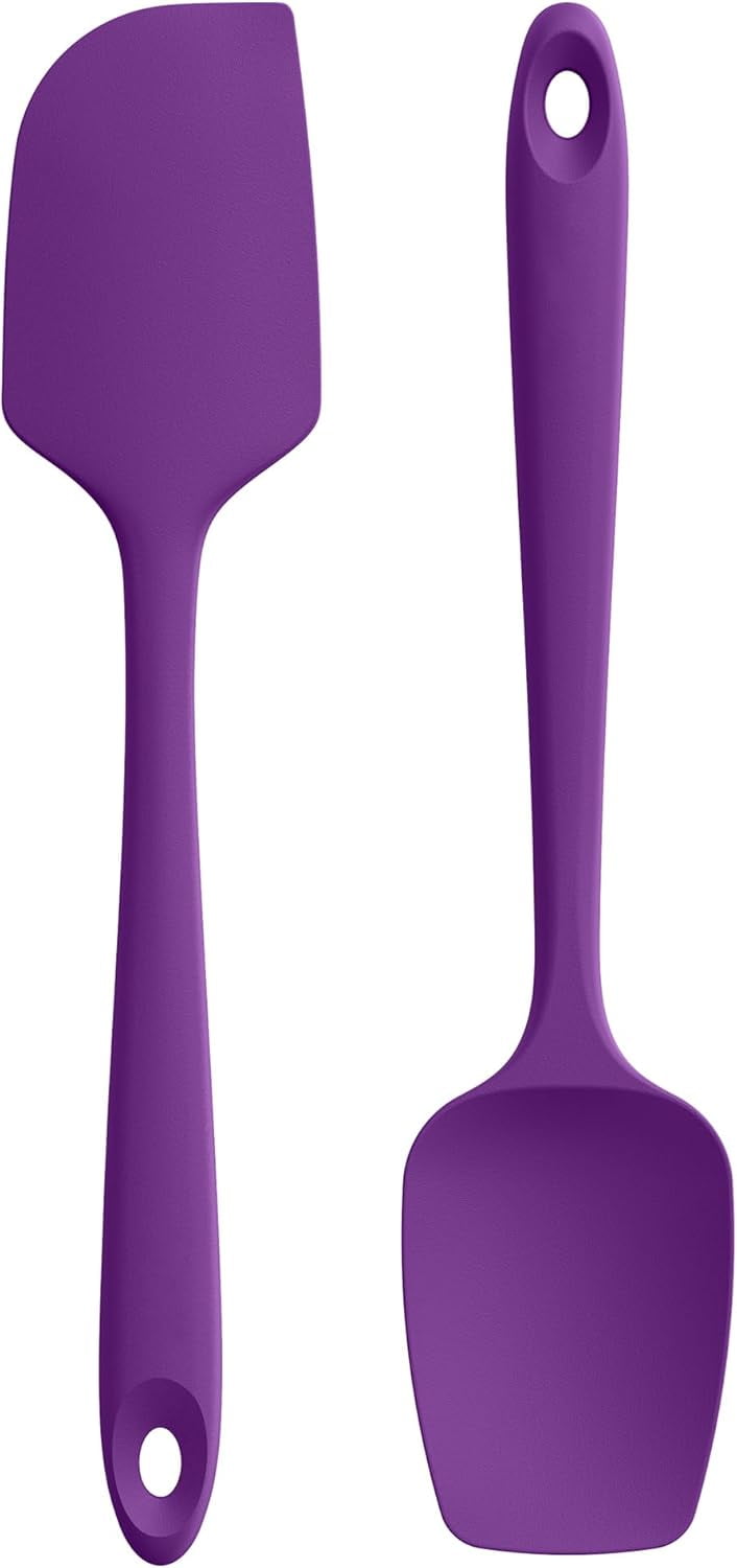 U-Taste Flat Spatula & Spoon Spatula: 11.38in 600°F Heat Resistant ...