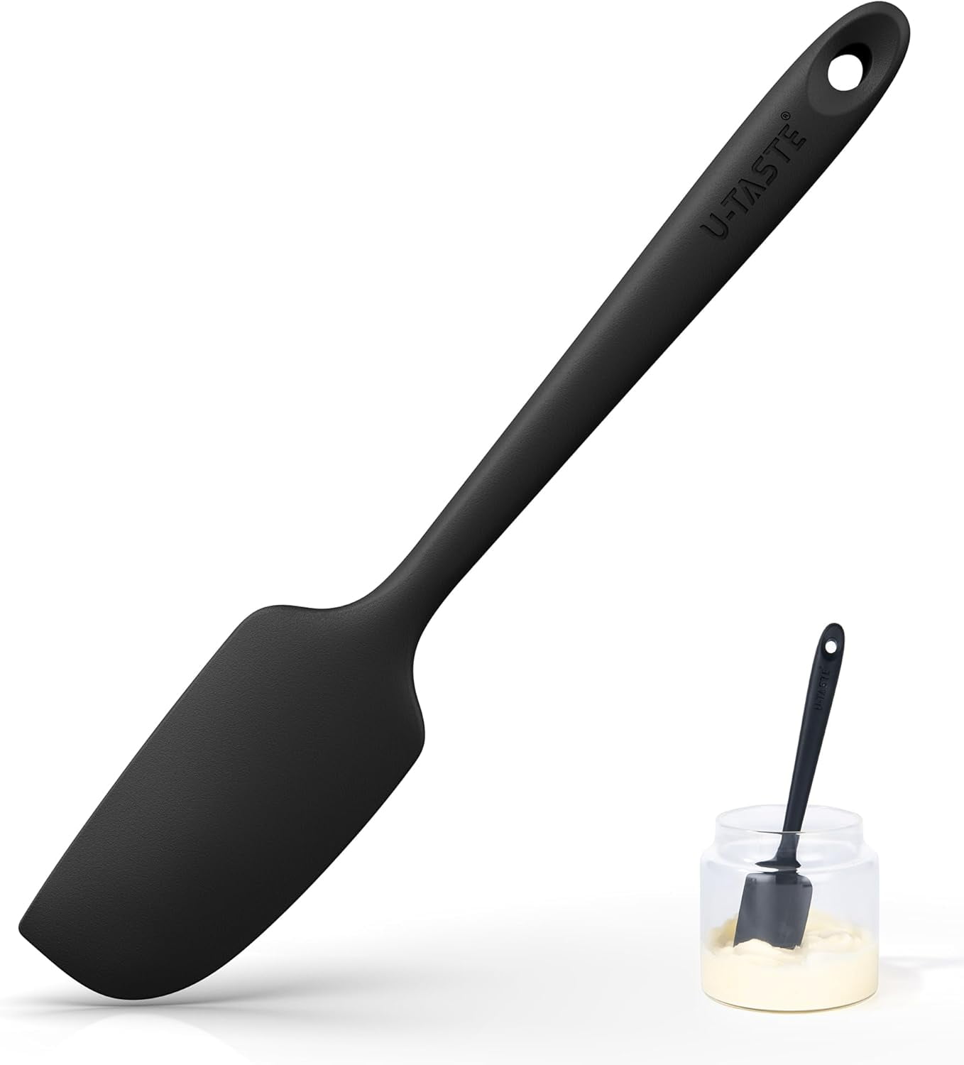 U-Taste Small Mini Silicone Spatula: 600ºF Heat-Resistant Food-Grade ...