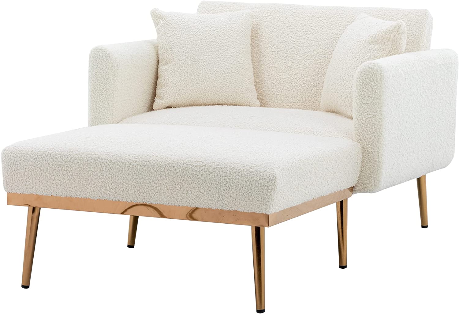 U-ToBe Convertible Chaise Lounge Chair with Ottoma, Recliner Chair 3 in ...