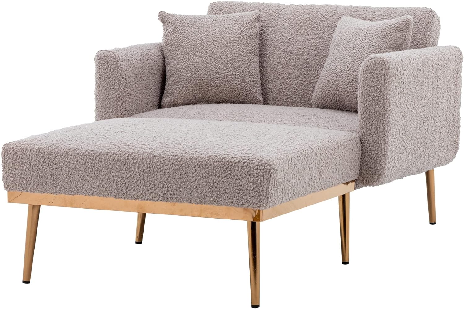 U-ToBe Convertible Futon Chair Bed,Chaise Lounge Chair with Ottoman ...