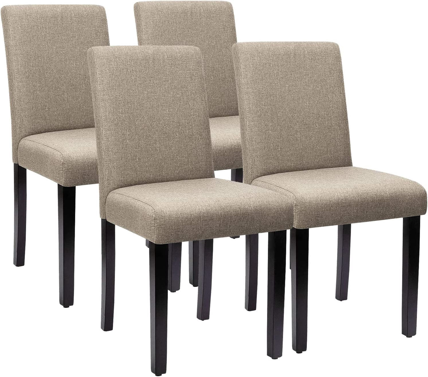 U-ToBe Dining Chairs Upholstered Parson Urban Style Kitchen Living Room ...